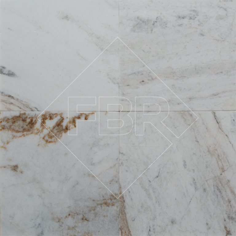 12×12 Calacatta Umber Polished Marble Tile (3/8) – FBR Mermer