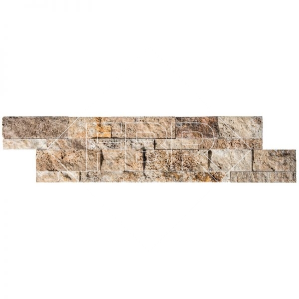 Scabos Travertine Split Face Ledger Panel 6X24 – FBR Mermer