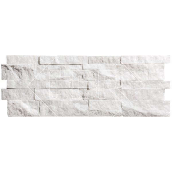 Secil White Marble Split Face Wall Panel 7X20 – FBR Mermer